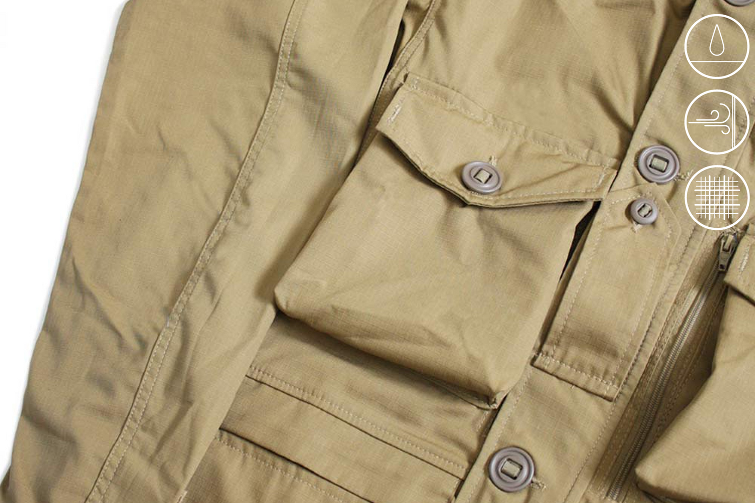 B110 Combat Smock - Comb Blizzard – Arktis Store