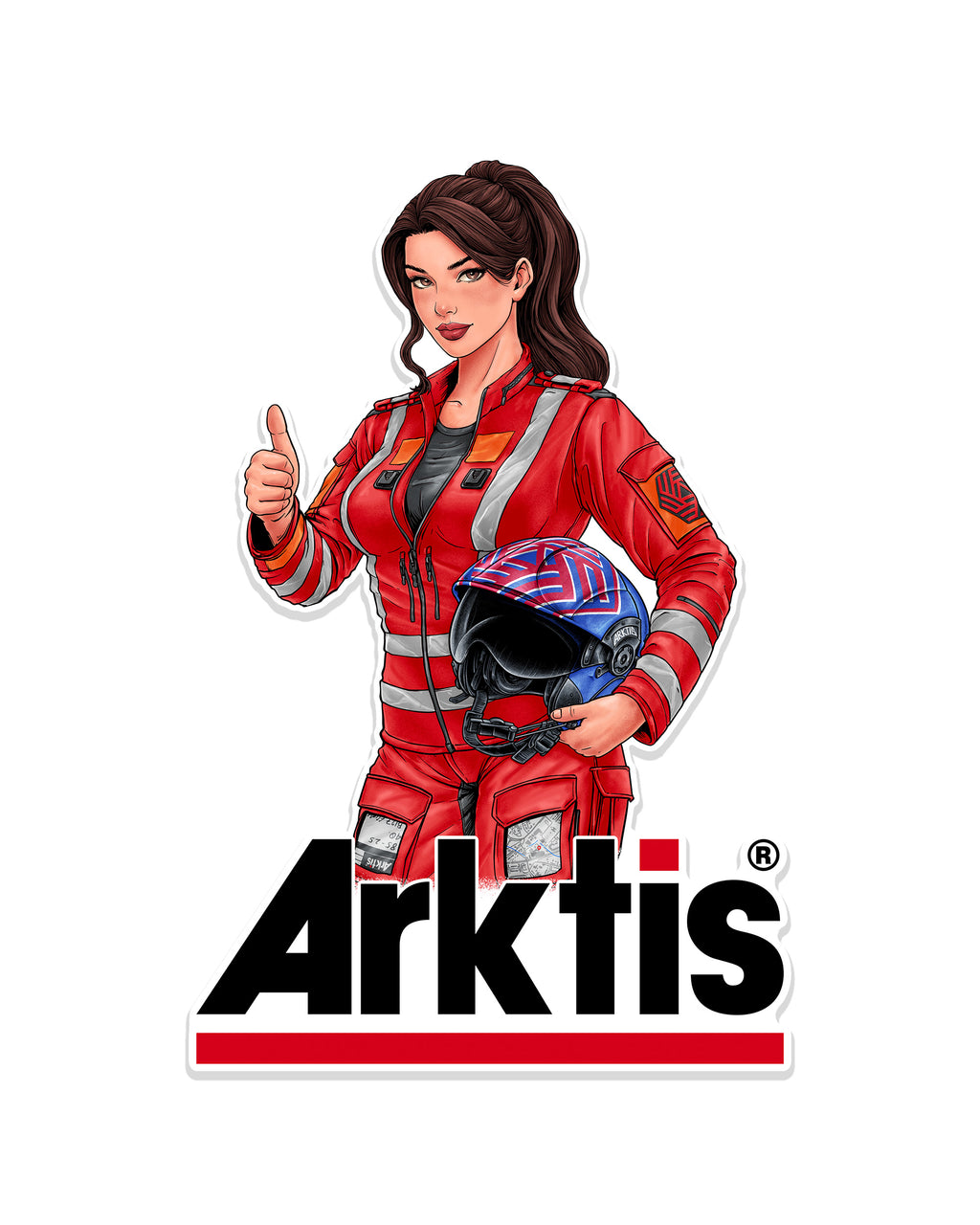 Fly Gal Sticker – Arktis Store