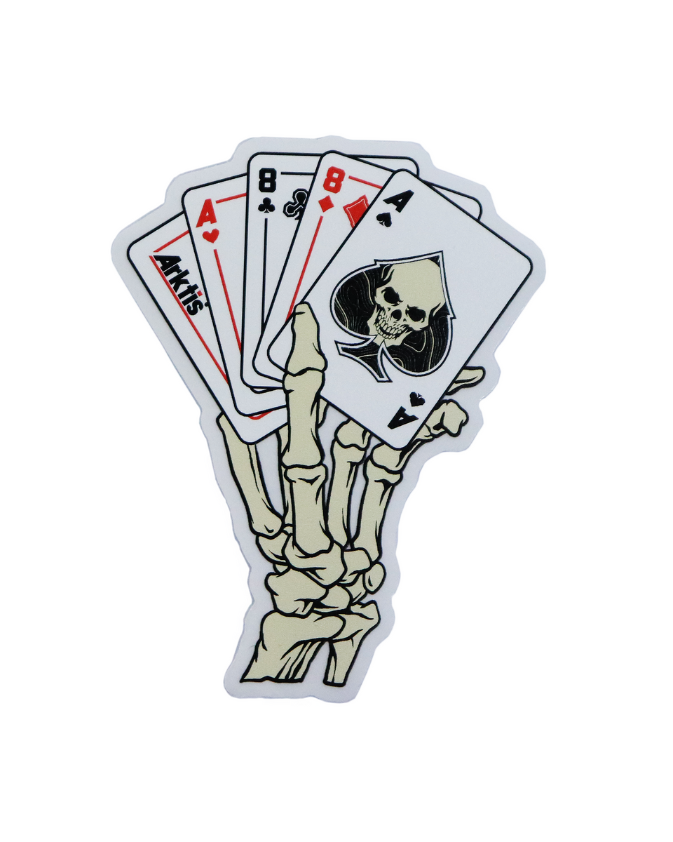Dead Man's Hand Sticker– Arktis Store